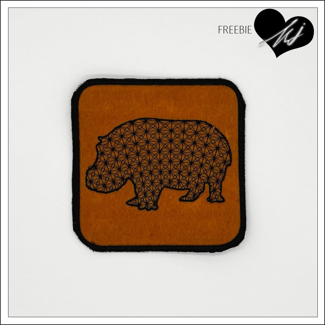 Freebie Friday ITH Kudu Coaster – Machine Embroidery Designs